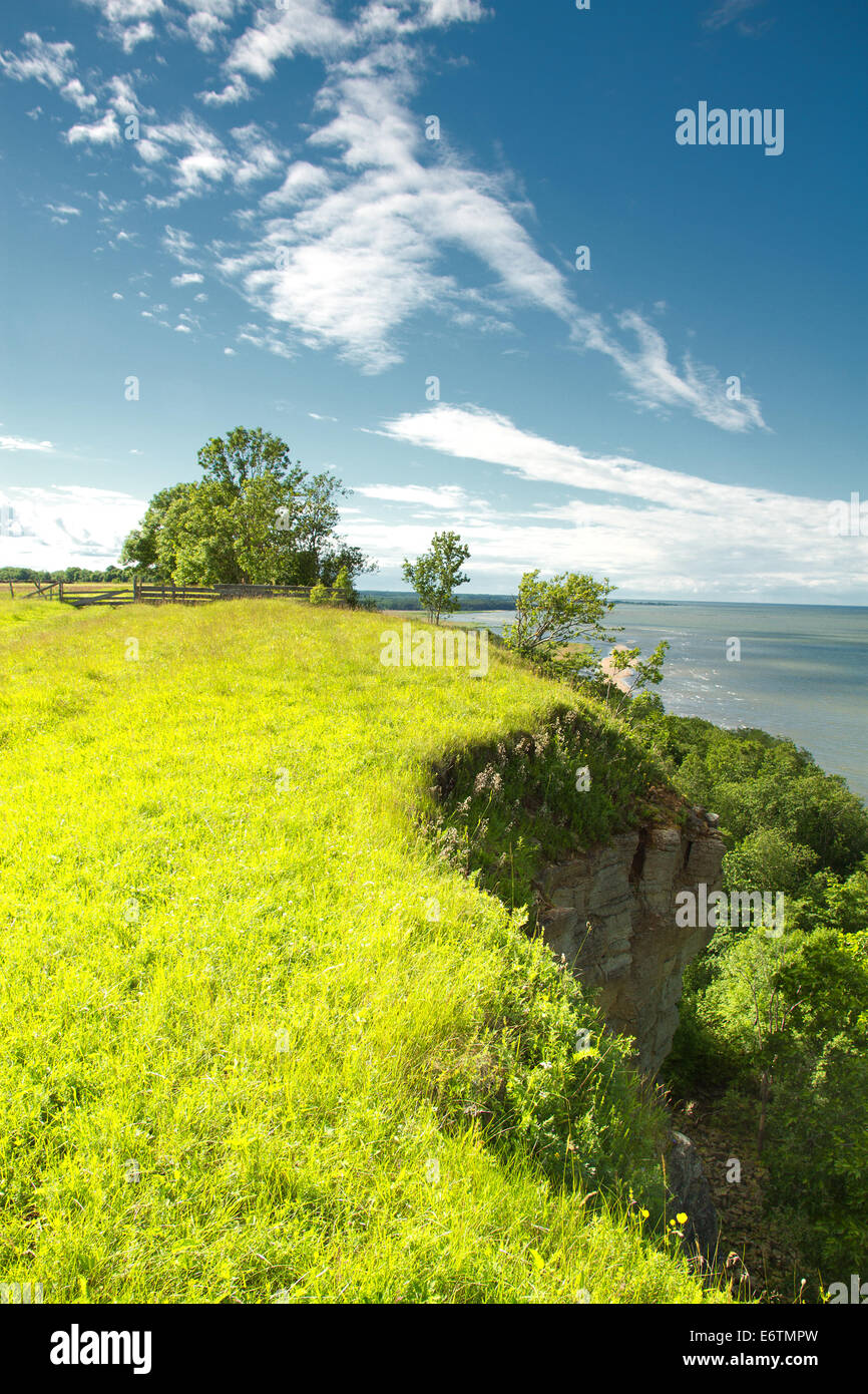summer landscape. beautiful places in Eastern Europe. Baltics Stock ...