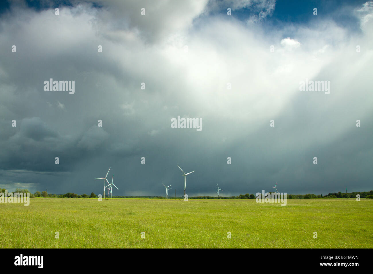 summer landscape. beautiful places in Eastern Europe. Baltics Stock ...
