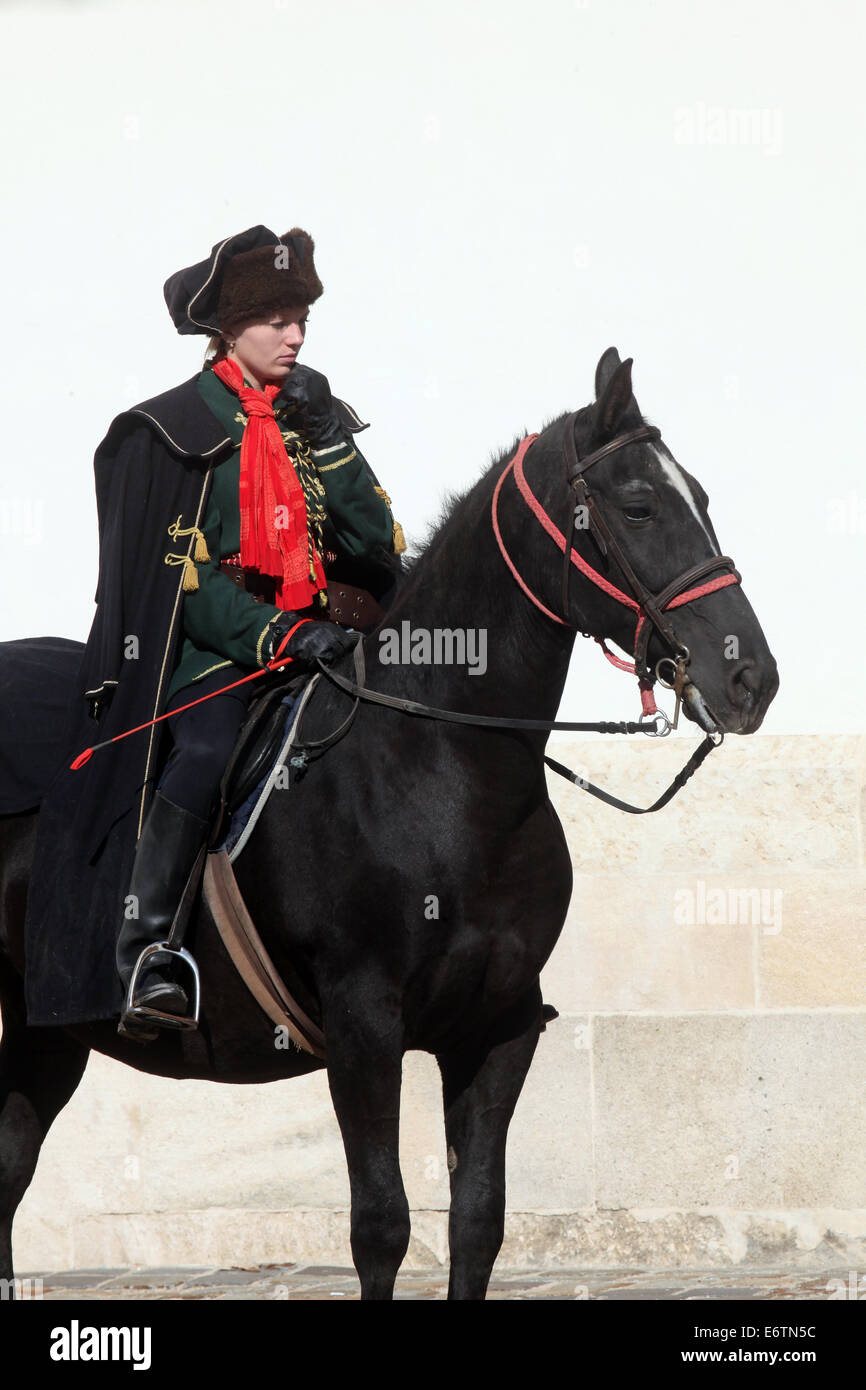 Lineup Cravat Regiment at a ceremony celebrating the day tie on 18 ...