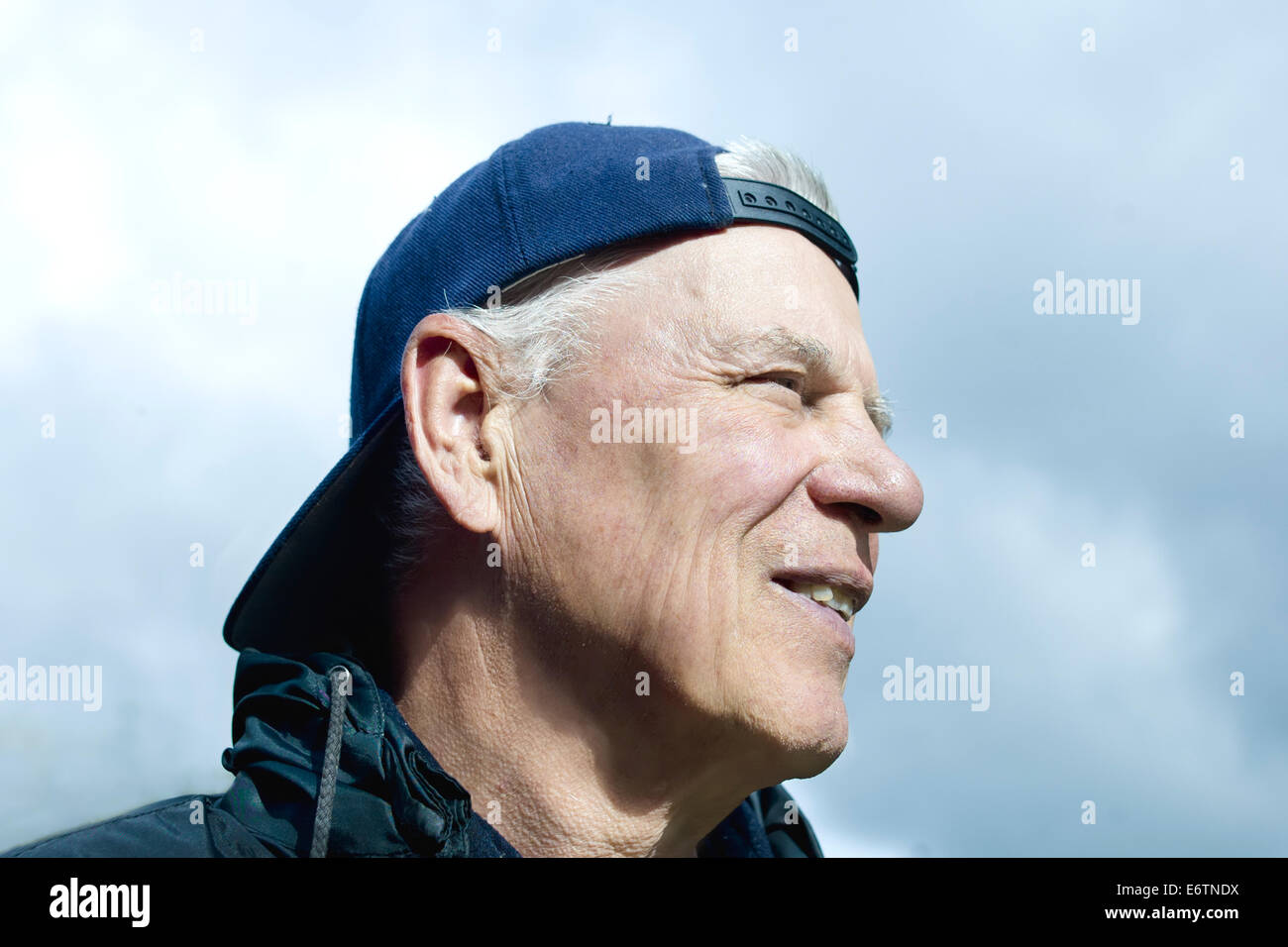 Hair wind old man hi-res stock photography and images - Alamy