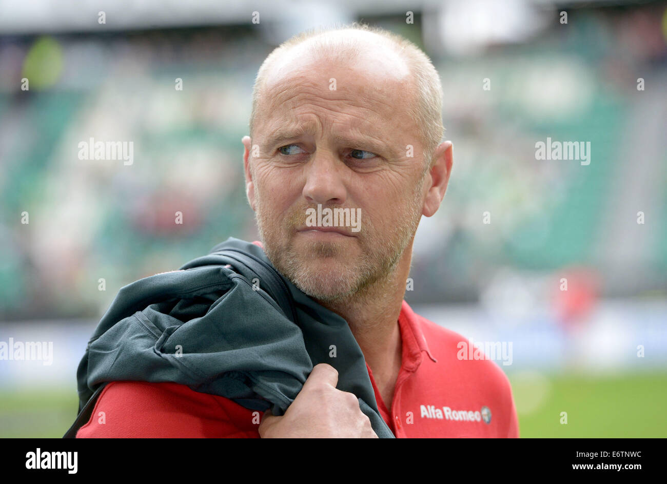 Woldsburg, Germany. 30th Aug, 2014. Frankfurt's coach Thomas Schaaf ...