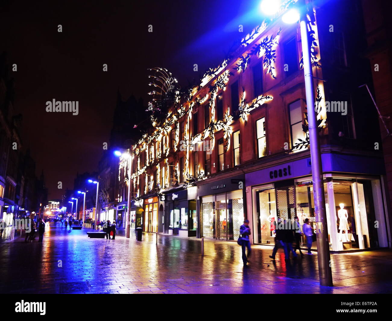 light on the modern building background Stock Photo - Alamy