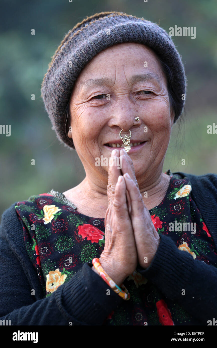 Nepal Namaste Greeting High Resolution Stock Photography and Images - Alamy
