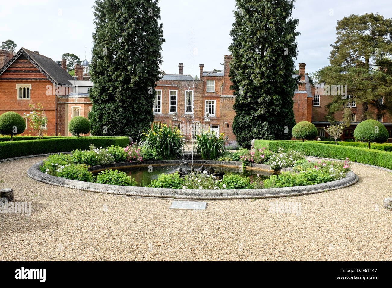Italian garden at Wotton House Hotel in Dorking, Surrey, UK Stock Photo ...