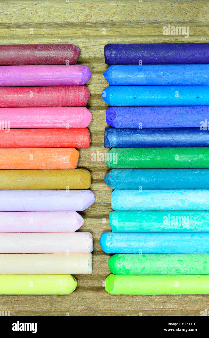 Vibrant brown oil pastel paint hi-res stock photography and images - Alamy