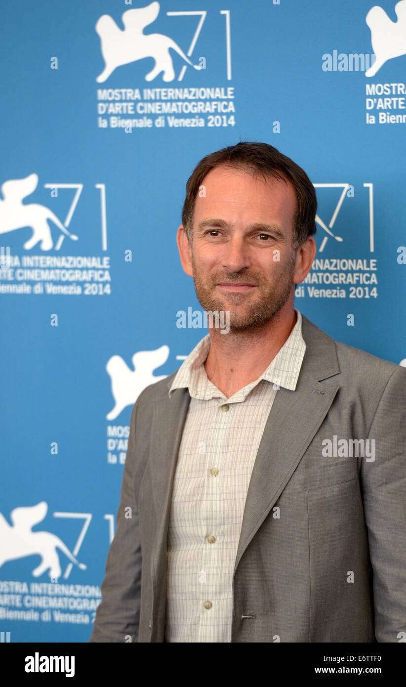 Venice, Lido of Venice. 31st Aug, 2014. Director David Oelhoffen poses ...