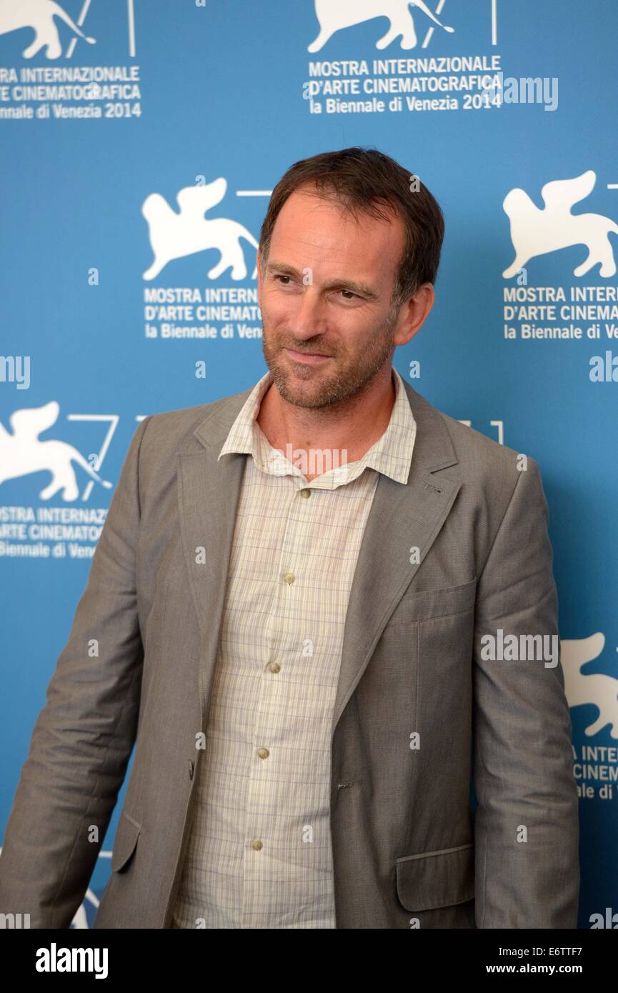 Venice, Lido of Venice. 31st Aug, 2014. Director David Oelhoffen poses ...