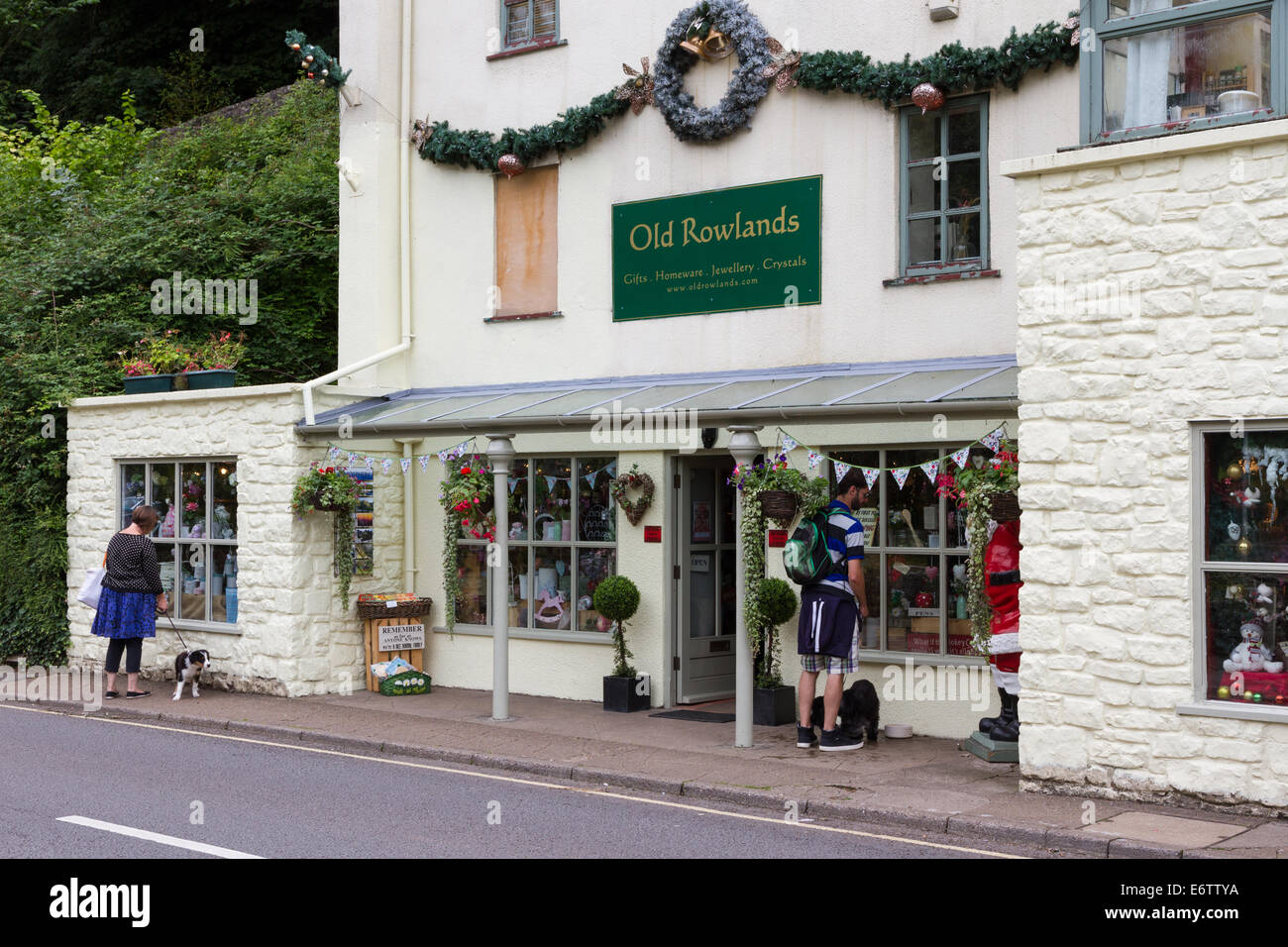 Old Rowlands Gift and Christmas Shop in Cheddar, Somerset, England ...