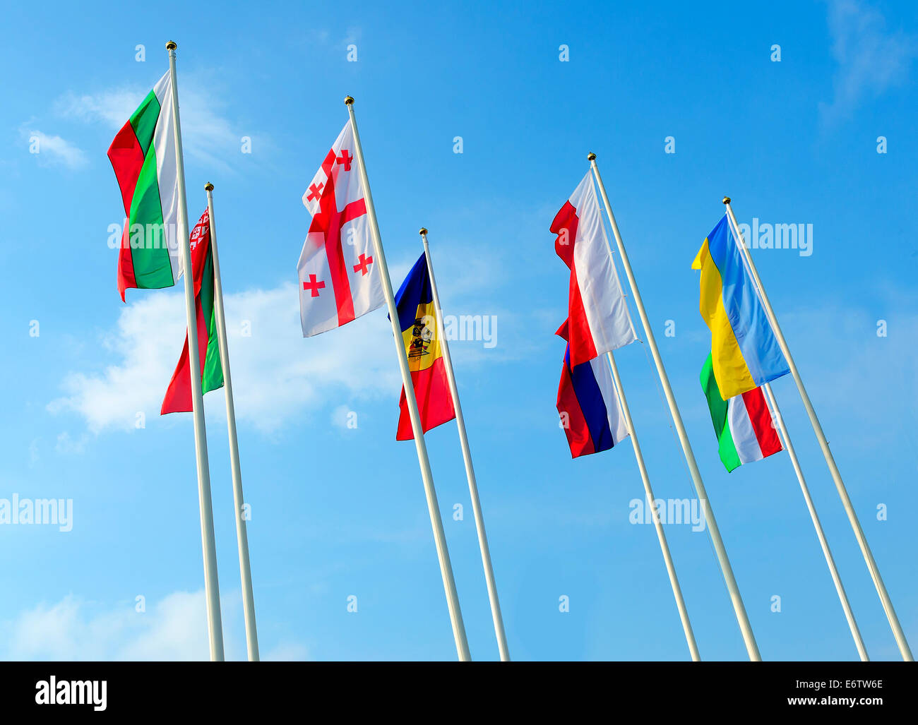 Commonwealth countries flags hi-res stock photography and images - Alamy