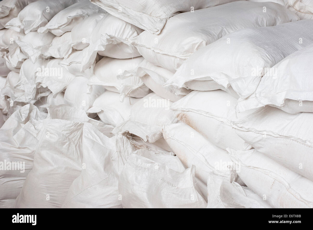 White canvas sack Stock Photo - Alamy