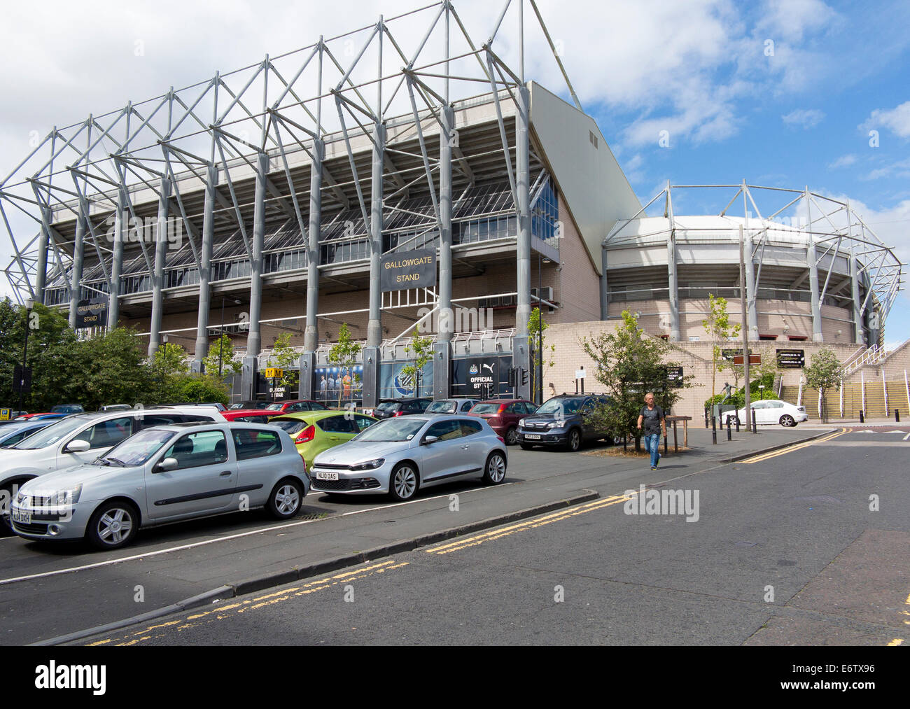 Saint James' Park, the football ground home of Newcastle United Stock ...