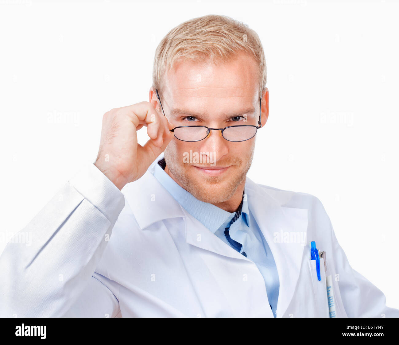 Blond doctor hi-res stock photography and images - Alamy