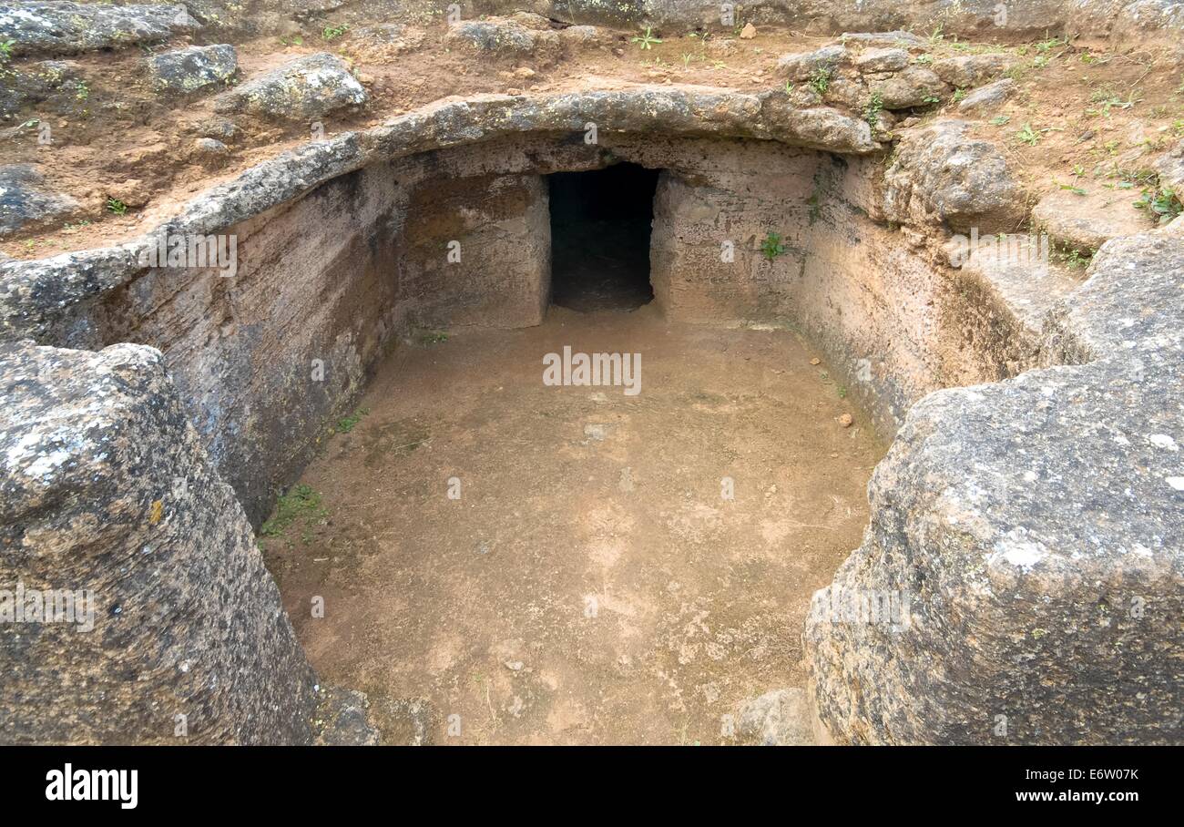 the famous necropolis of Angelo at Sardinia in Italy Stock Photo - Alamy