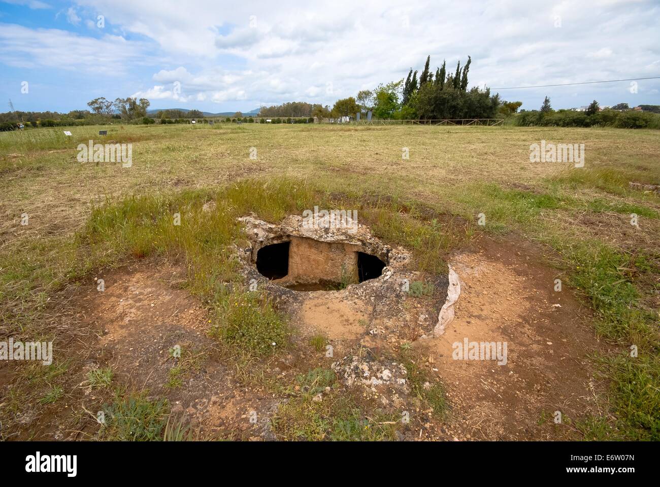 the famous necropolis of Angelo at Sardinia in Italy Stock Photo - Alamy