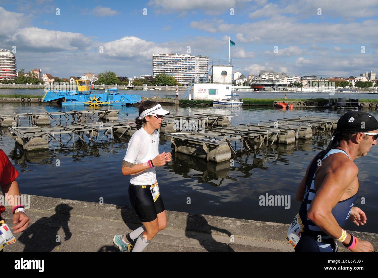 The Vichy long distance Triathlon race (Allier-France ). Triathlon ...