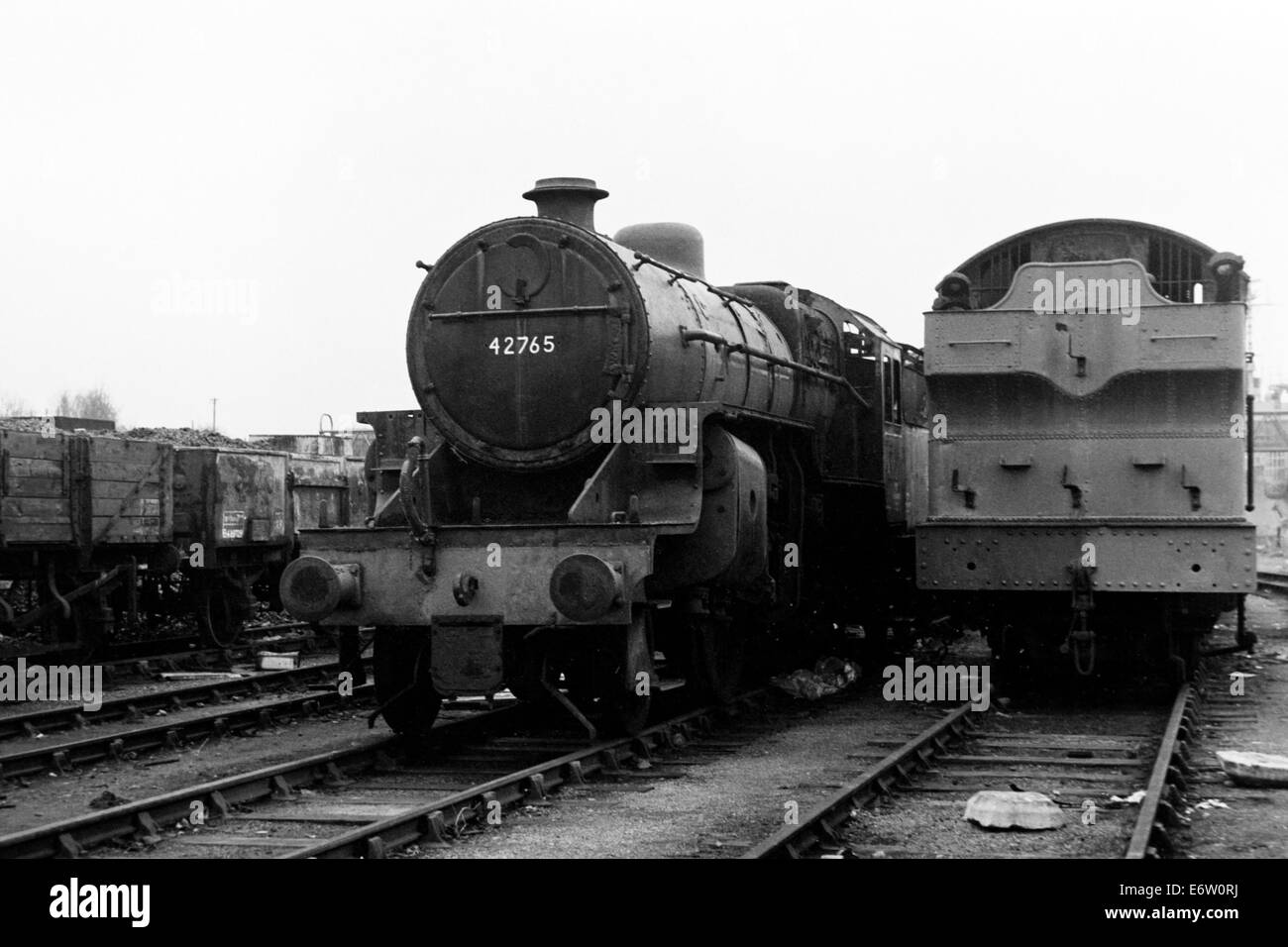 scrapped ex british railways steam locomotives at woodhams scrapyard ...