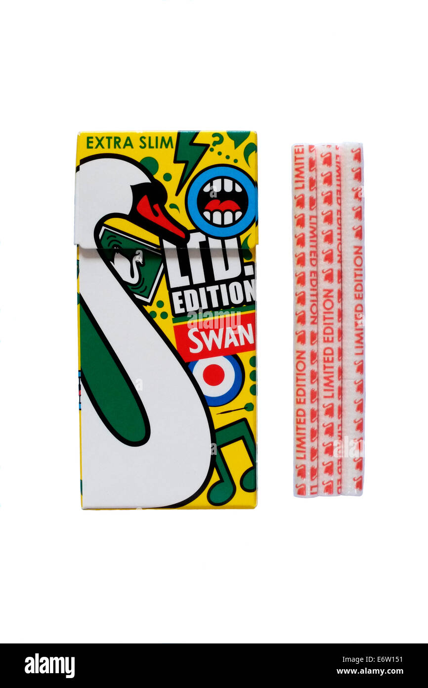 a packet of special edition swan cigarette filters Stock Photo - Alamy