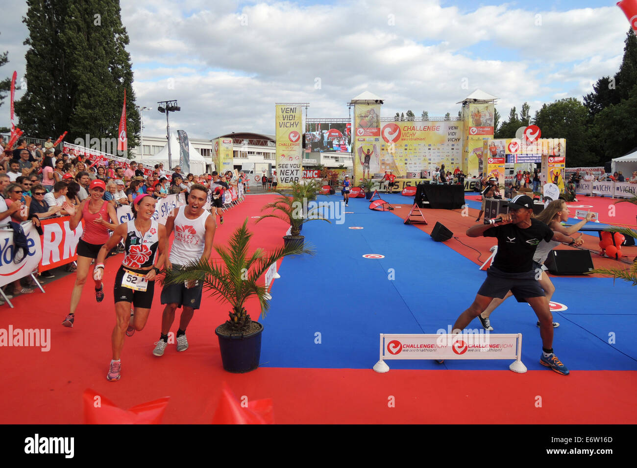 The Vichy long distance Triathlon race (Allier-France ). Triathlon ...