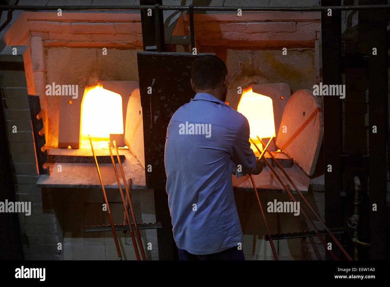 Czech republic glass blowing hi-res stock photography and images - Alamy