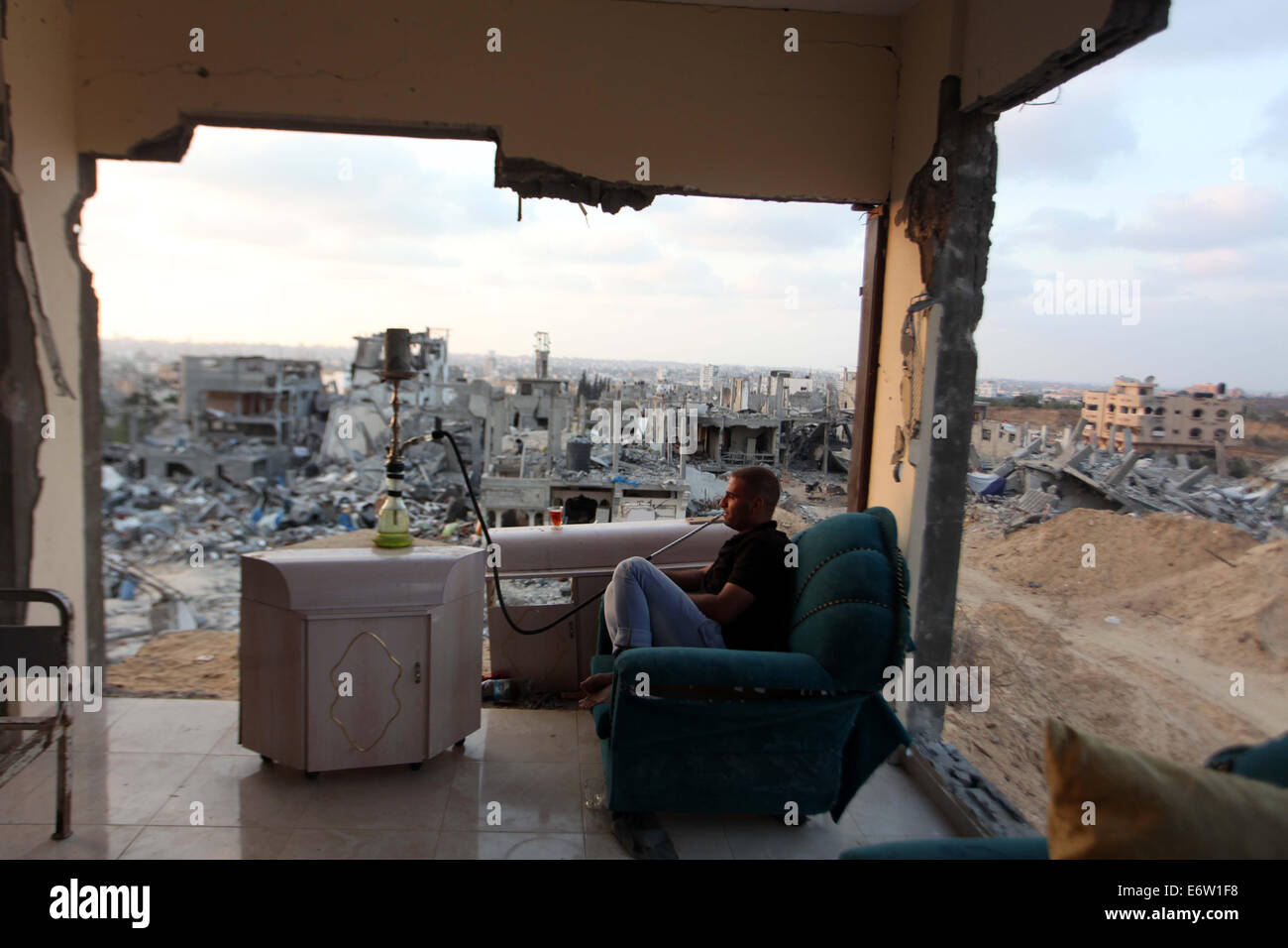 Gaza City, Gaza Strip, Palestinian Territory. 31st Aug, 2014. A ...