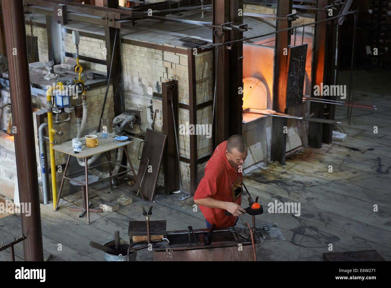 Czech republic glass blowing hi-res stock photography and images - Alamy