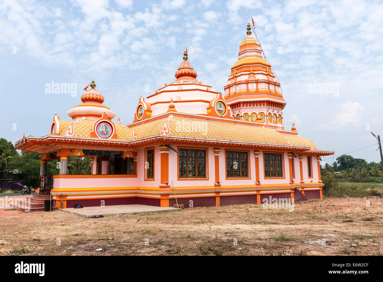 Hindu temple in Mapusa, Goa India Stock Photo - Alamy