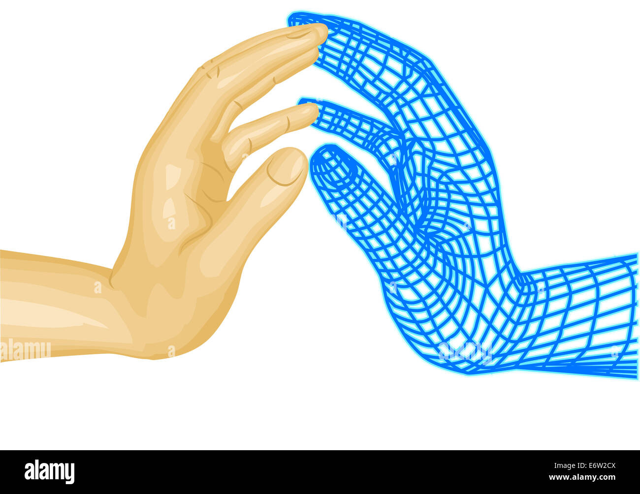 Evolution human to robot hi-res stock photography and images - Alamy