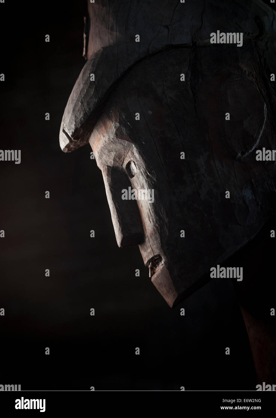 Famous Carved Wooden Effigies Of Waga Chiefs And Warriors, Konso ...