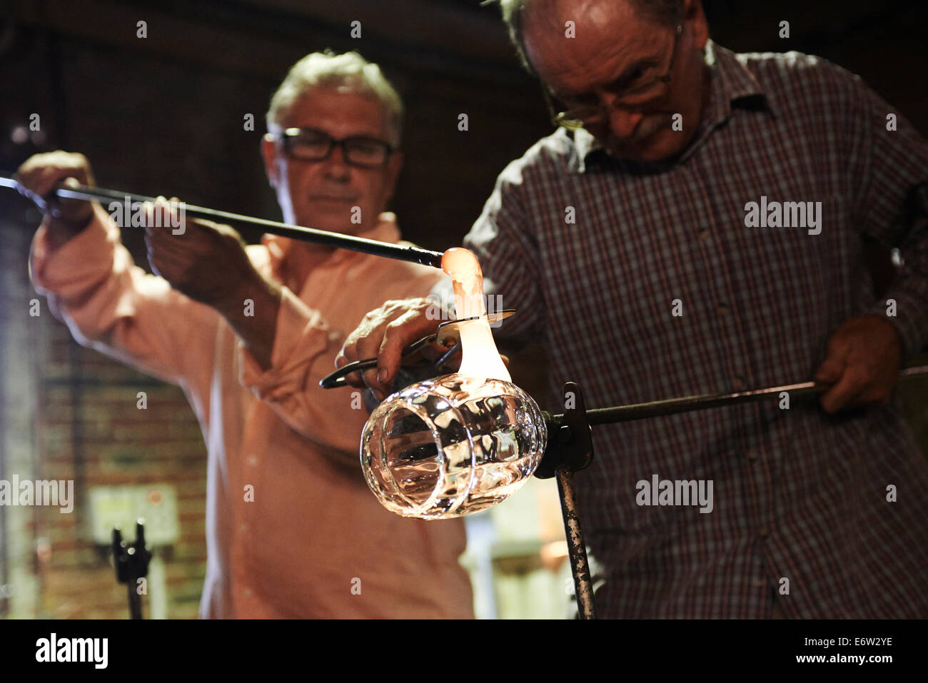 Czech republic glass blowing hi-res stock photography and images - Alamy