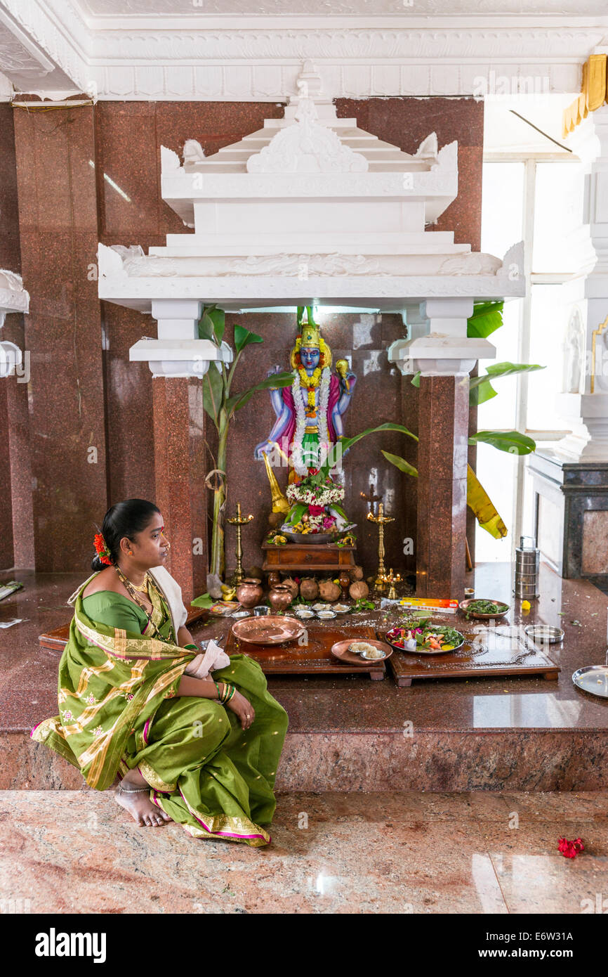 Hindu temple in Mapusa, Goa India Stock Photo - Alamy