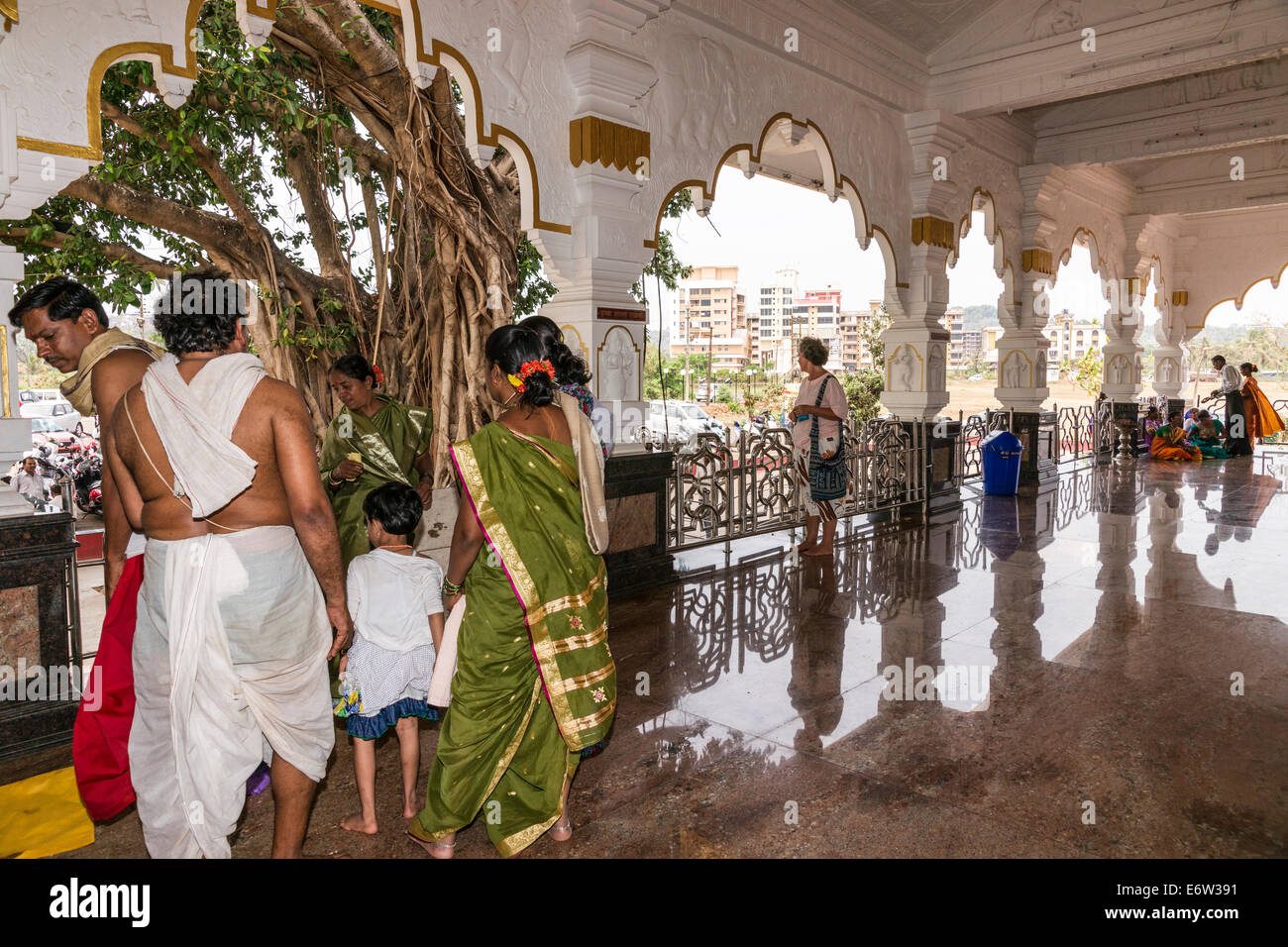 Hindu temple in Mapusa, Goa India Stock Photo - Alamy