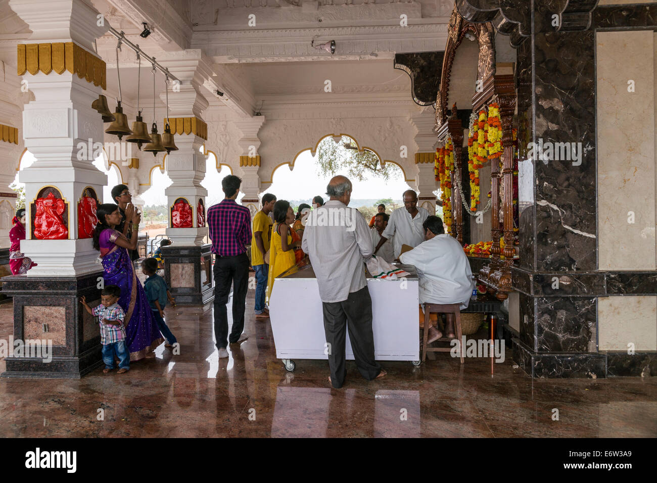 Hindu temple in Mapusa, Goa India Stock Photo - Alamy