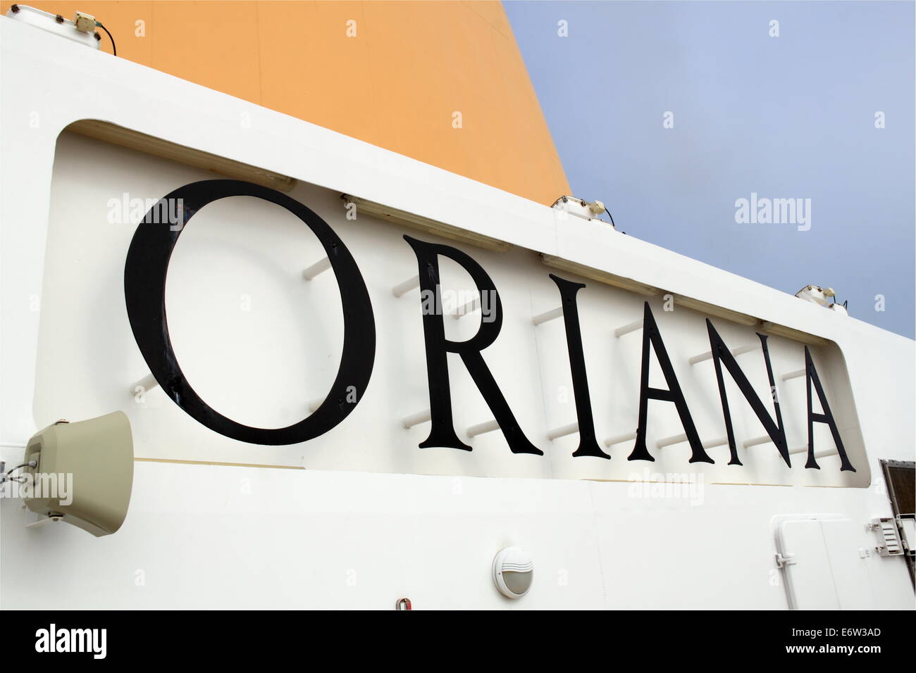 Sign signage cruise ship hi-res stock photography and images - Alamy