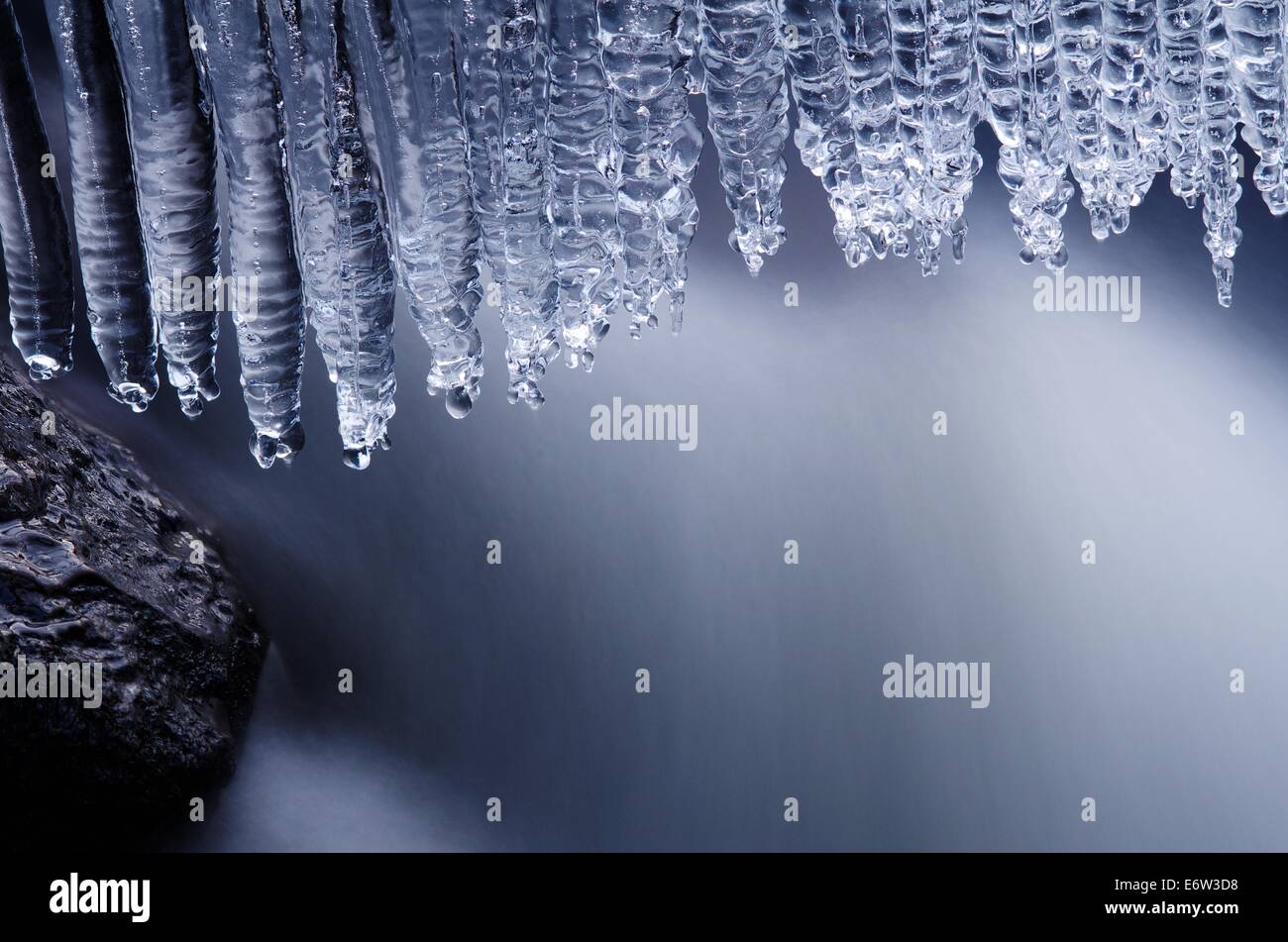 Ice cold river Stock Photo - Alamy
