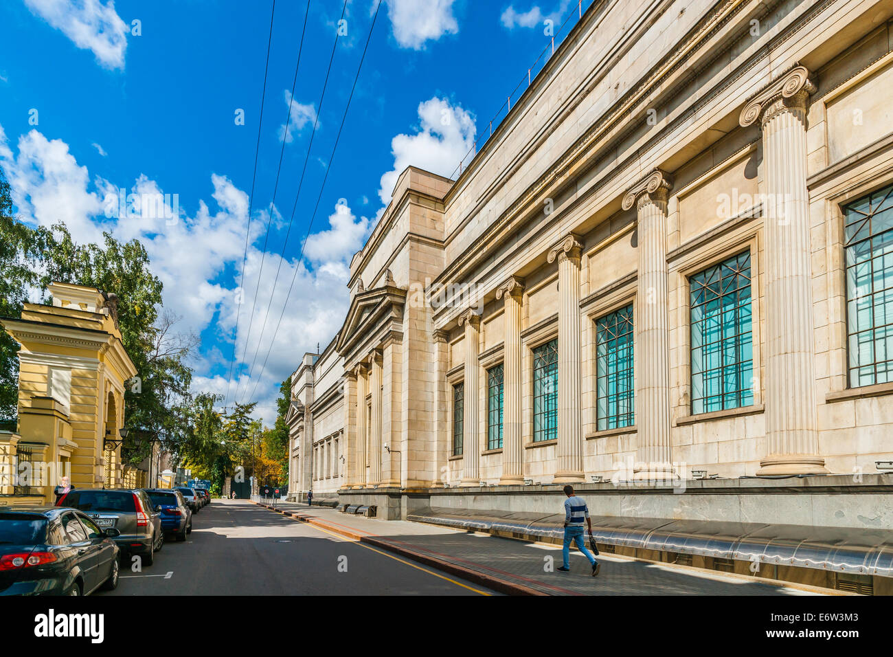 Pushkin Museum of Fine Arts of Moscow Stock Photo - Alamy