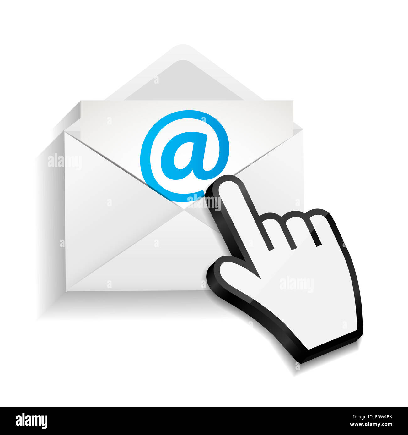 Design Concept Email Write Icon Vector Illustration Stock Photo - Alamy