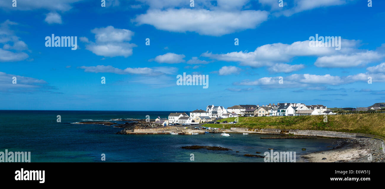 Portballintrae harbour, county antrim hi-res stock photography and ...