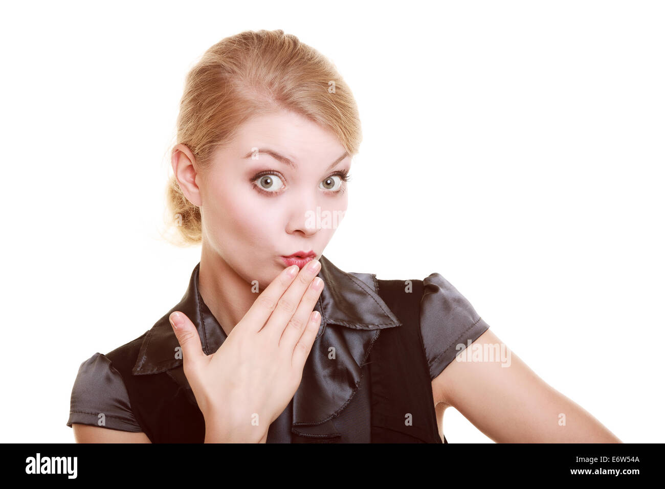 Surprised shocked secretary blonde hi-res stock photography and images ...