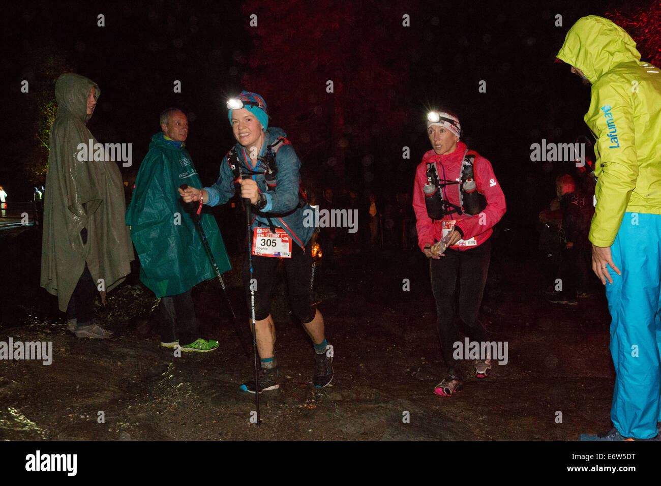 Australian ultra runner Sophie GRANT passes through the Notre Dame de ...