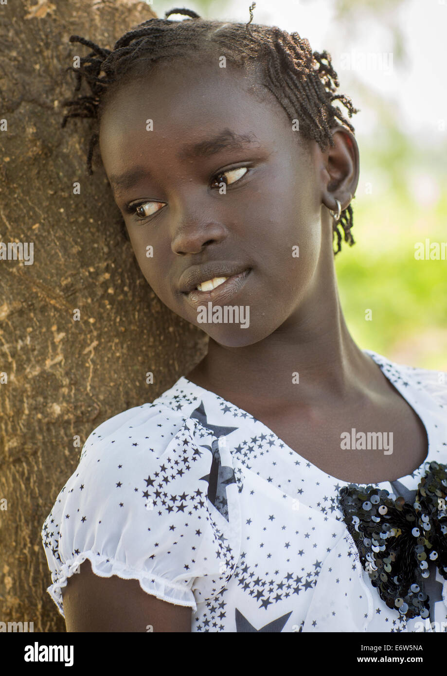Miss Omega, Anuak Tribe, Gambela, Ethiopia Stock Photo - Alamy