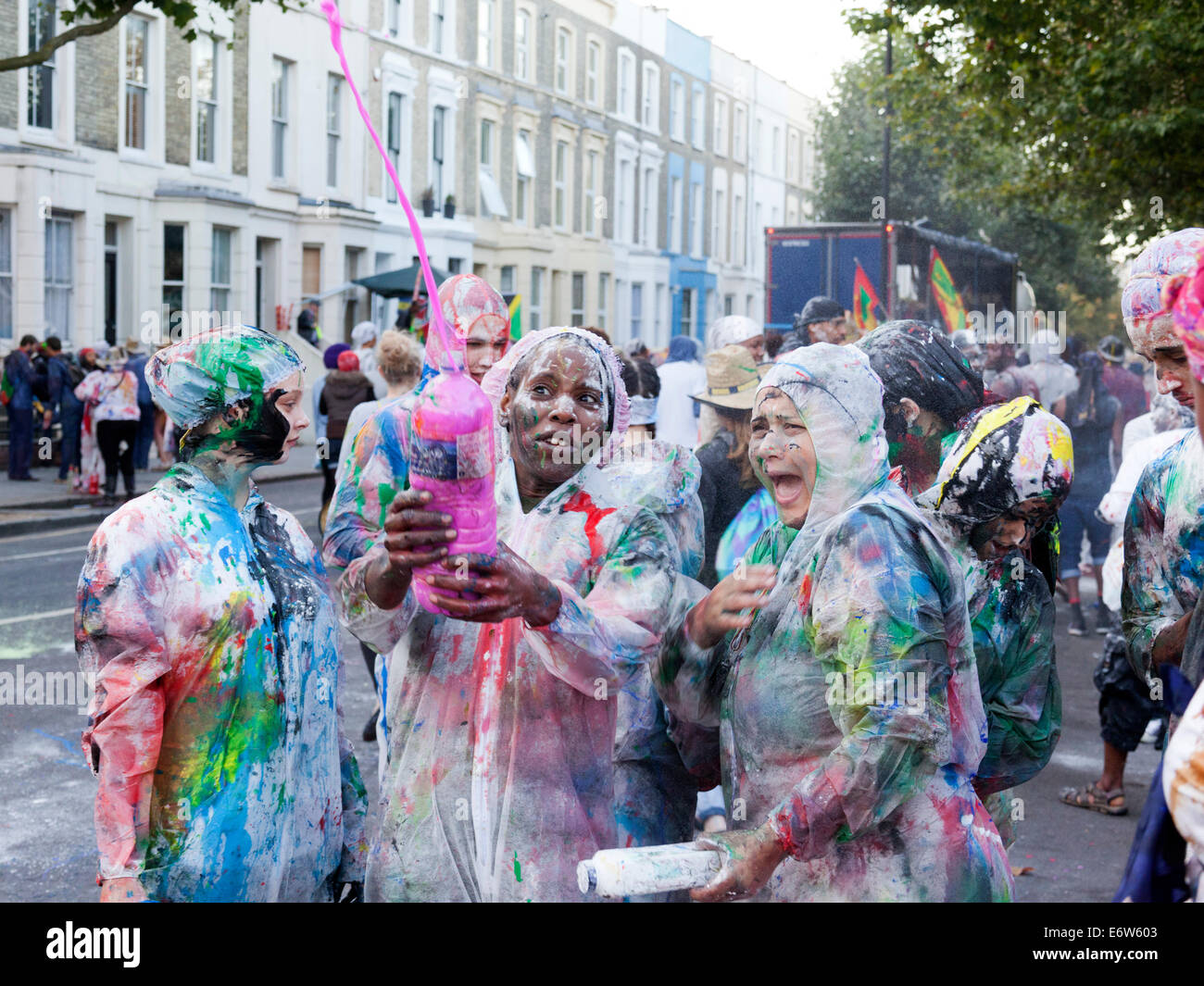 Start of the Notting Hill Carnival with the traditional early-morning J ...
