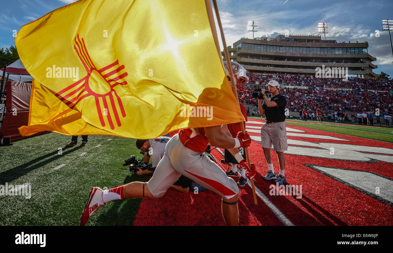 Albuquerque, New Mexico, USA. 30th Aug, 2014. Lobo linebacker Greg ...