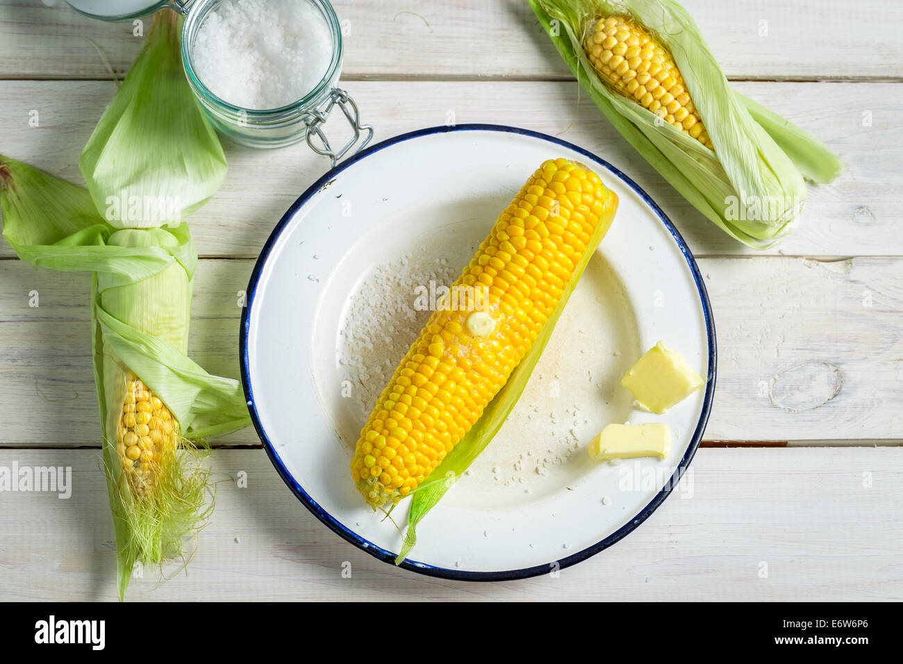 Hot corn hi-res stock photography and images - Alamy