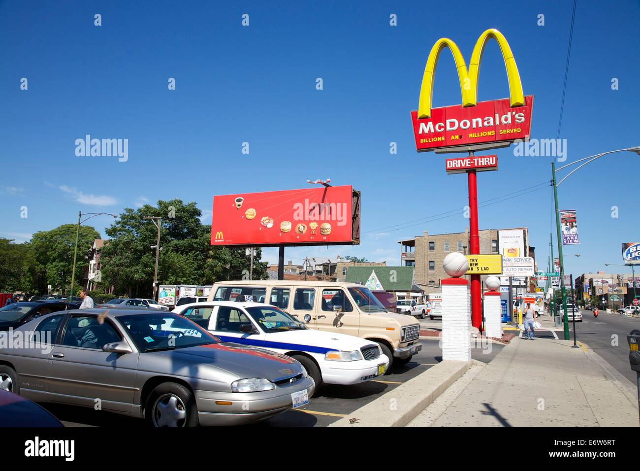 Advertisement advertising billboard mcdonalds hi-res stock photography ...