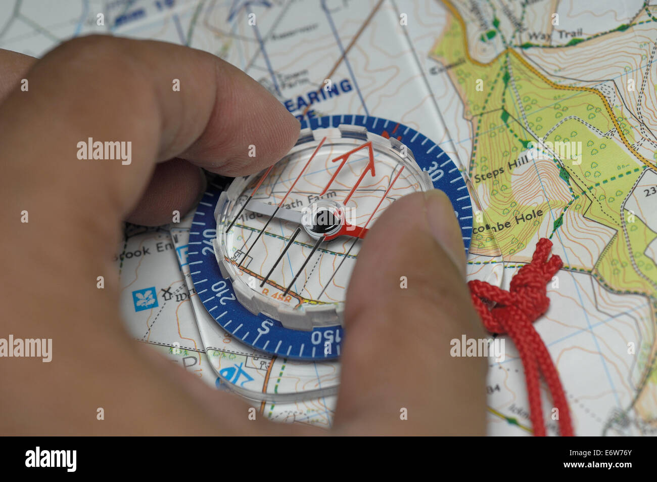 Using a map hi-res stock photography and images - Alamy