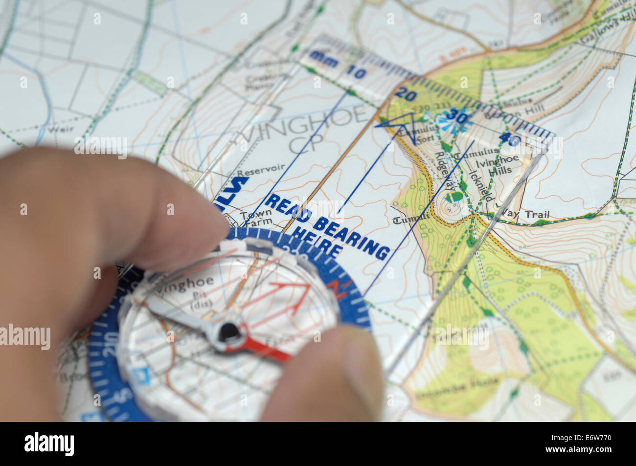 Using a map hi-res stock photography and images - Alamy