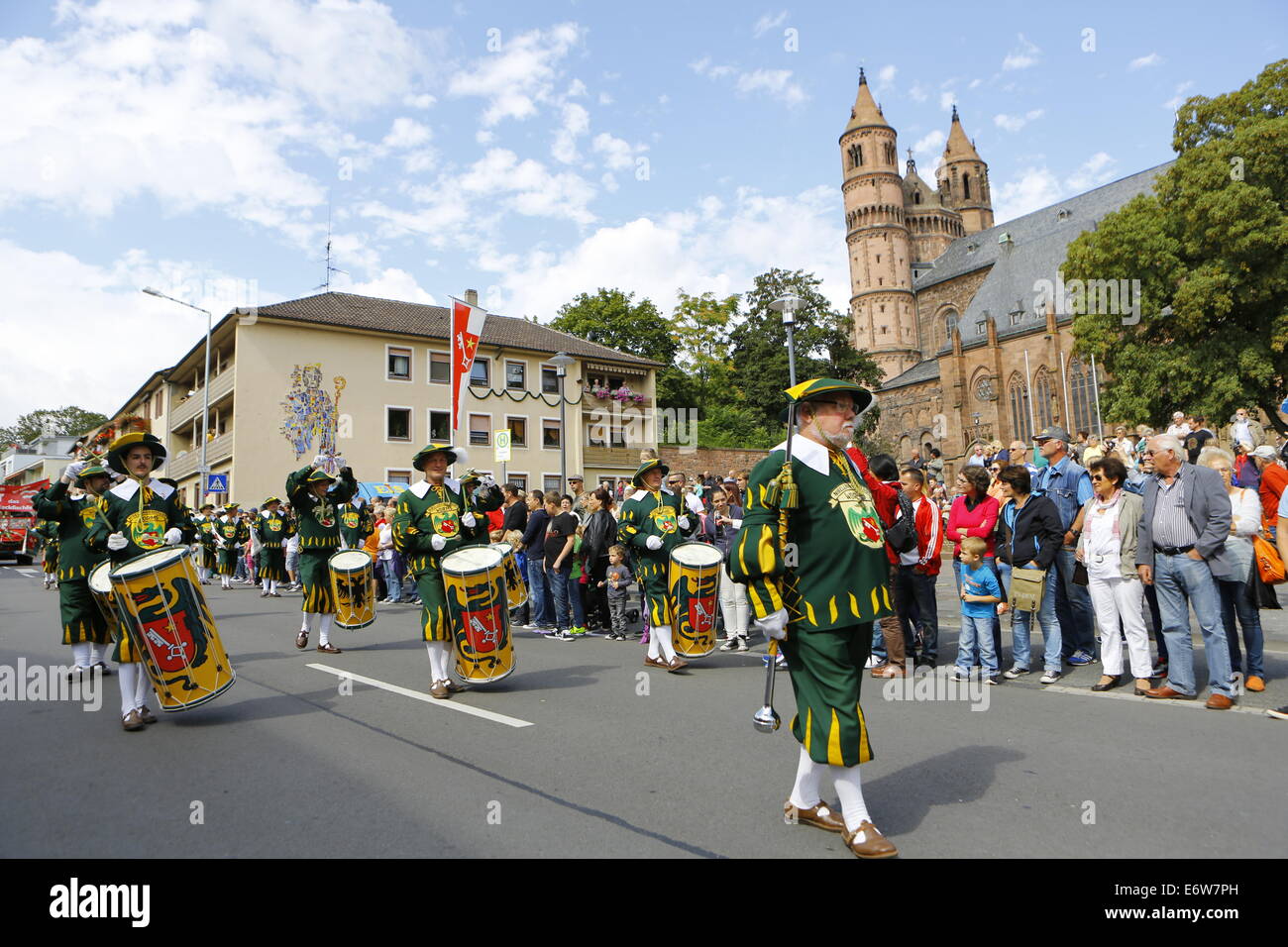 Fanfaren corps der nibelungenstadt worms am rhein hi-res stock ...