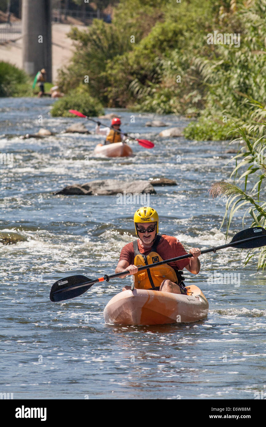 LA, CA, USA. 30th Aug, 2014. The 1st annual LA River Boat Race was held ...