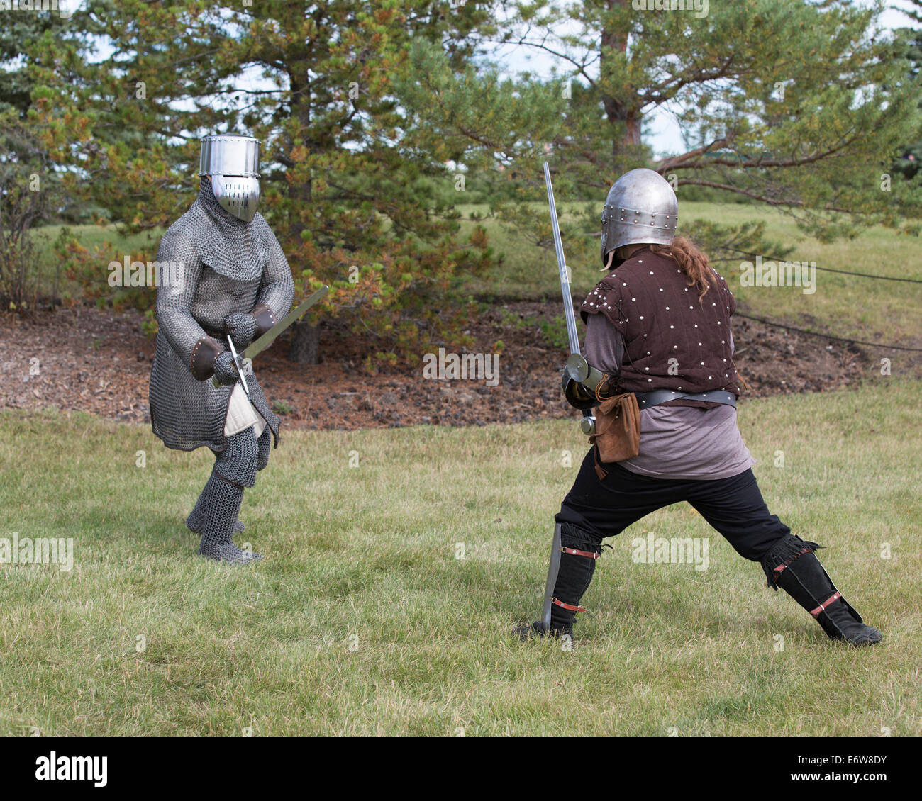 Performers during sword fight hi-res stock photography and images - Alamy