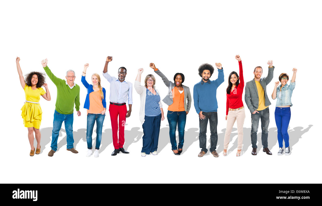 Group of people portrait Cut Out Stock Images & Pictures - Alamy